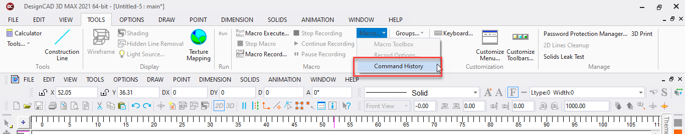 Macros and Executables - DesignCAD 2021 User Guide
